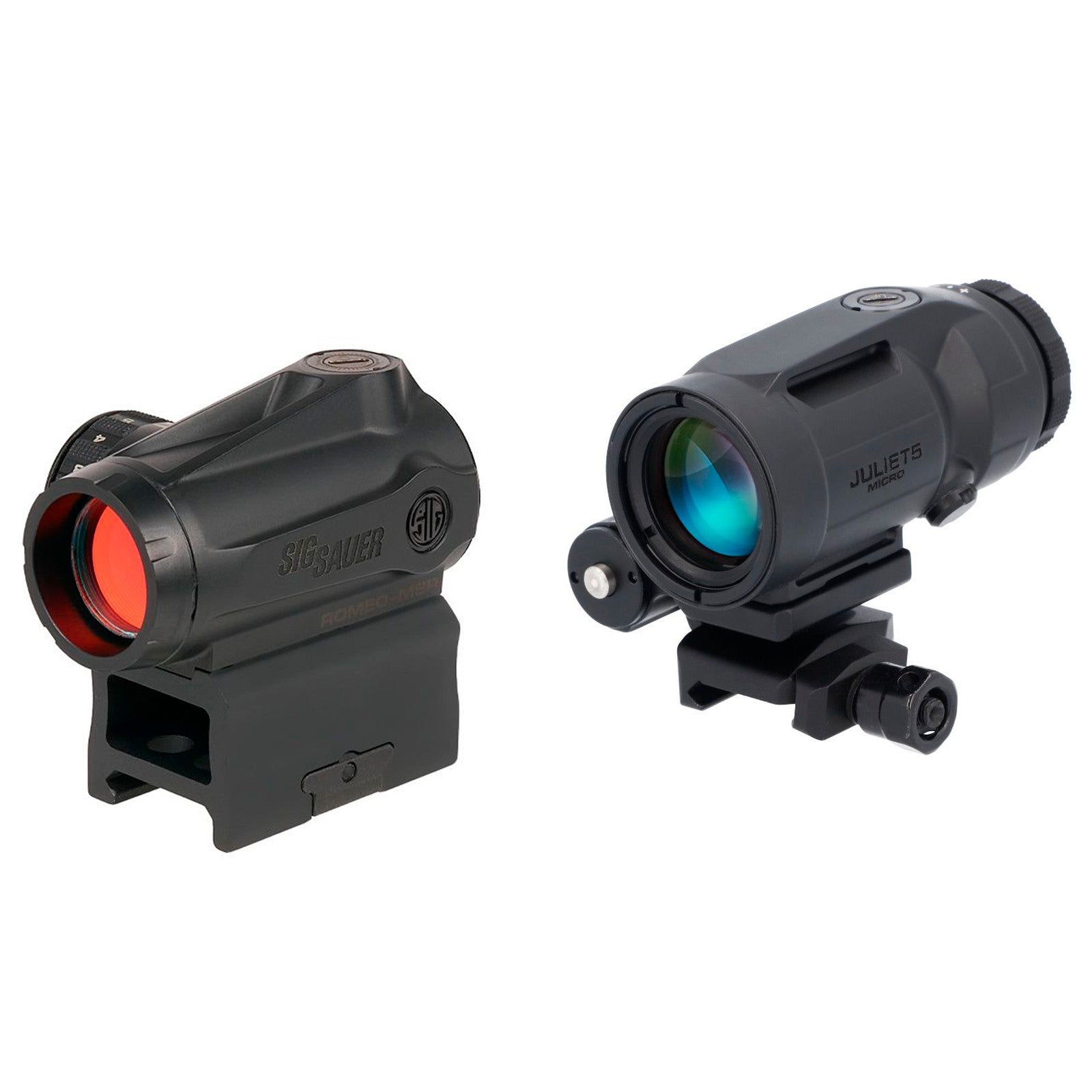 Sig Sauer ROMEO-MSR Gen II Red Dot & JULIET5-Micro Magnifier Combo (SO